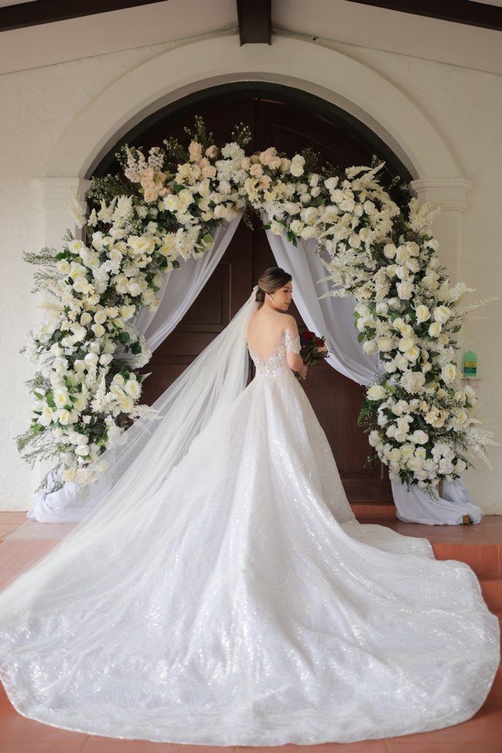 Jazel Sy Wedding gown, Women's Fashion, Dresses & Sets, Evening dresses ...