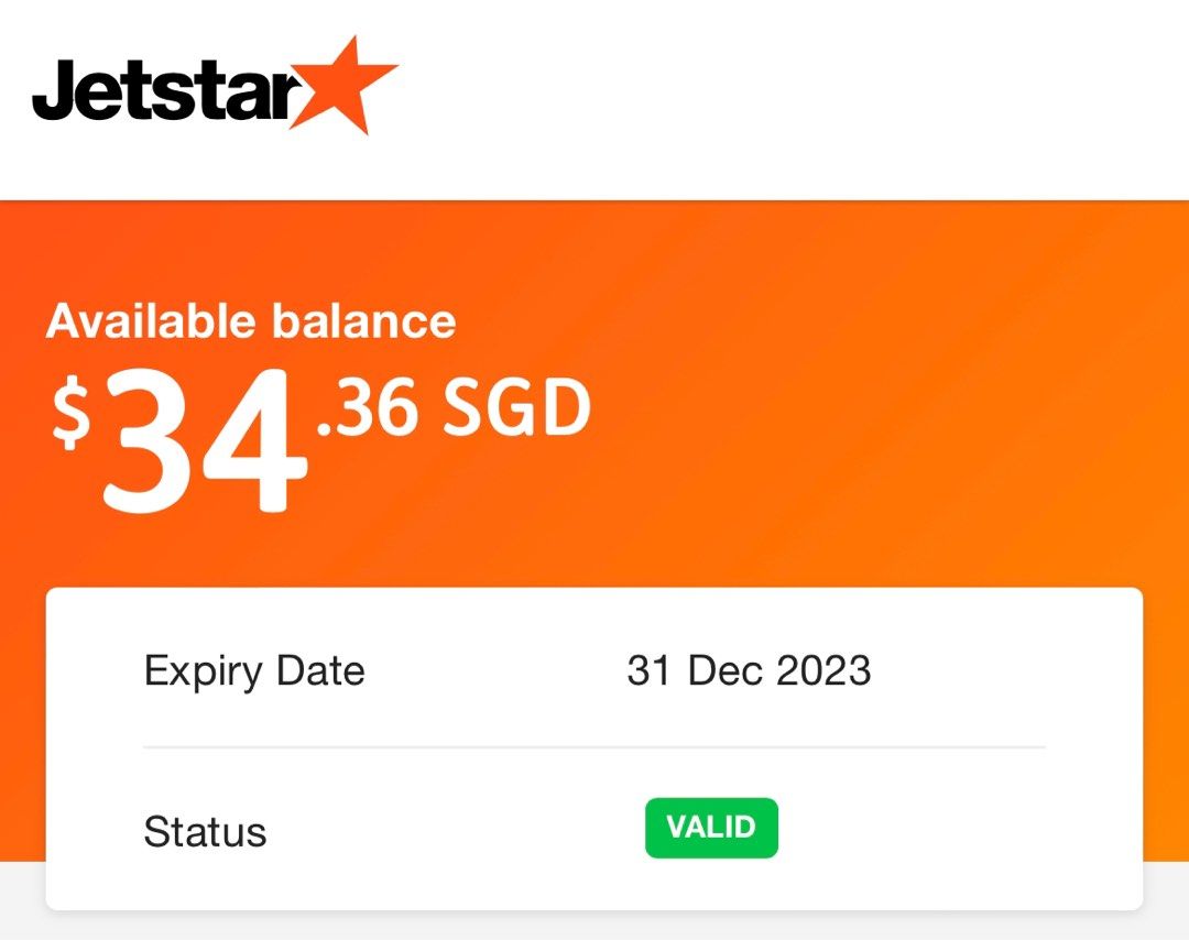 Jetstar Voucher, Tickets & Vouchers, Flights & Overseas Attractions on ...