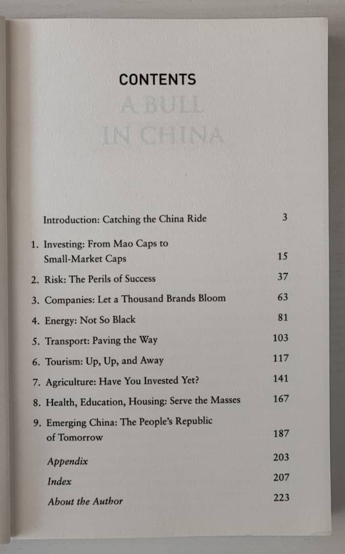 JIM ROGERS. A BULL IN CHINA, Hobbies & Toys, Books & Magazines ...