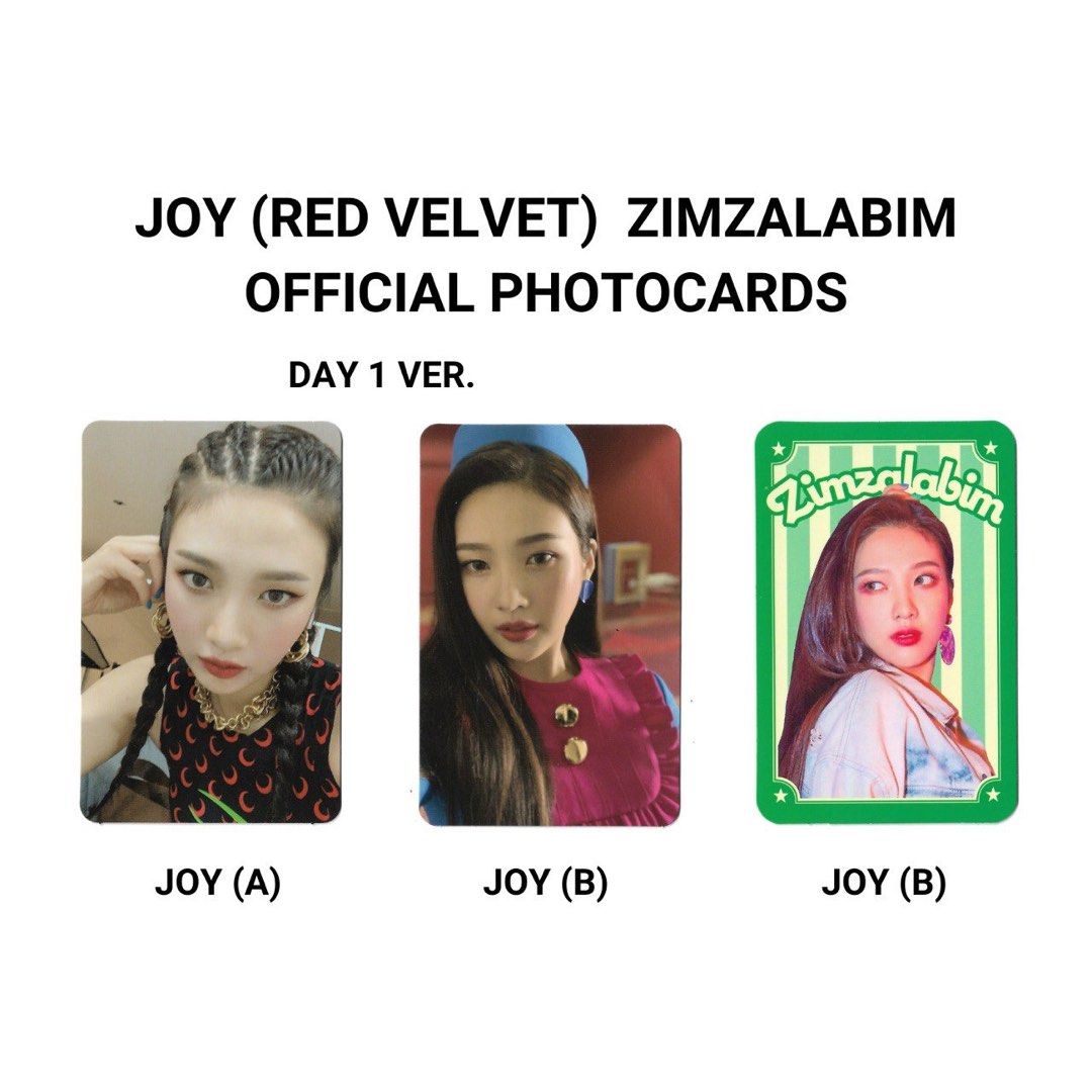 Joy Red Velvet Photocards on Carousell