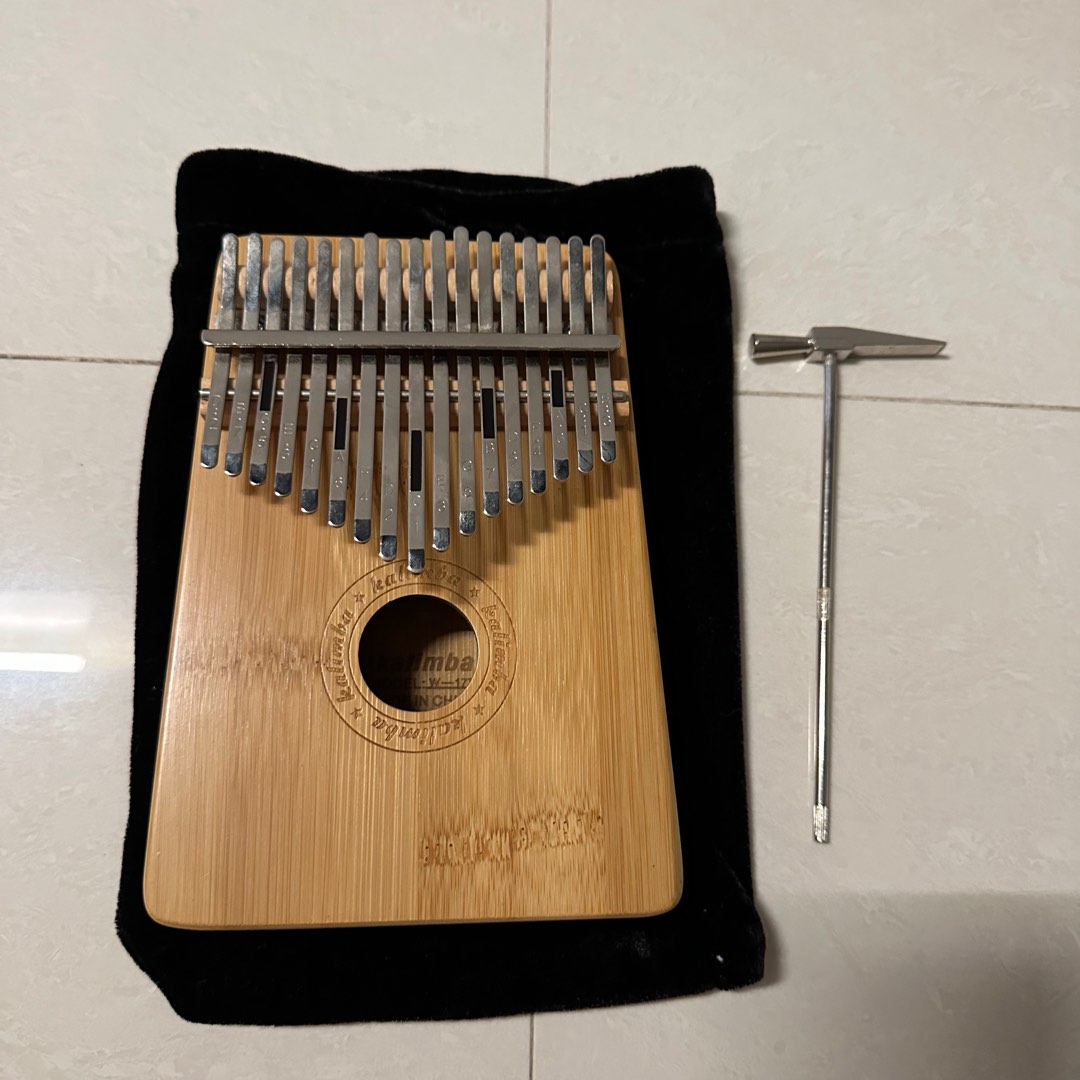 Kalimba with tuner hammer, Hobbies & Toys, Music & Media, Musical ...