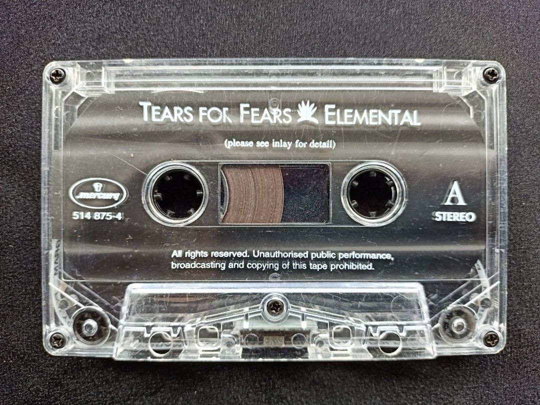 KASET Tears For Fears : elemental, Hobbies & Toys, Music & Media, CDs & DVDs on Carousell