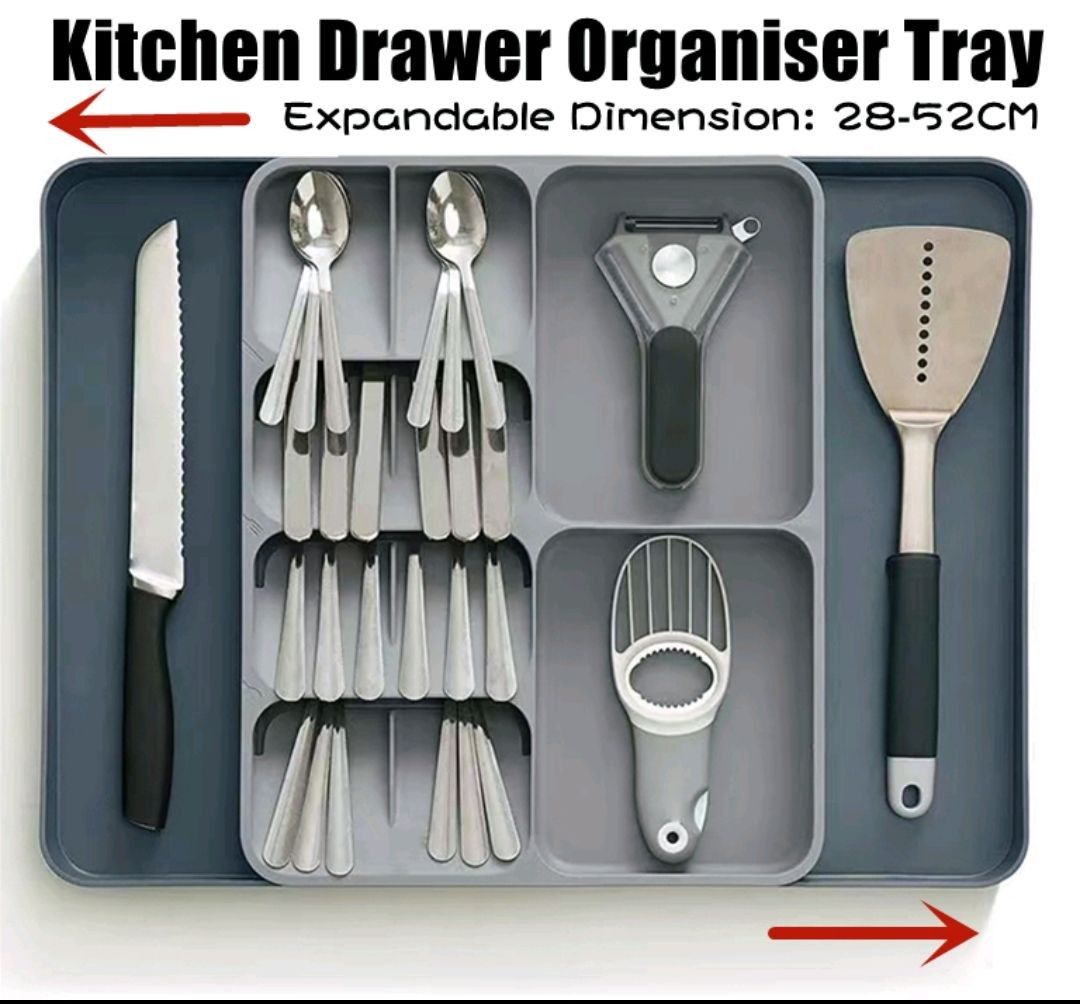 Kitchen drawer organiser tray, Furniture & Home Living, Kitchenware ...