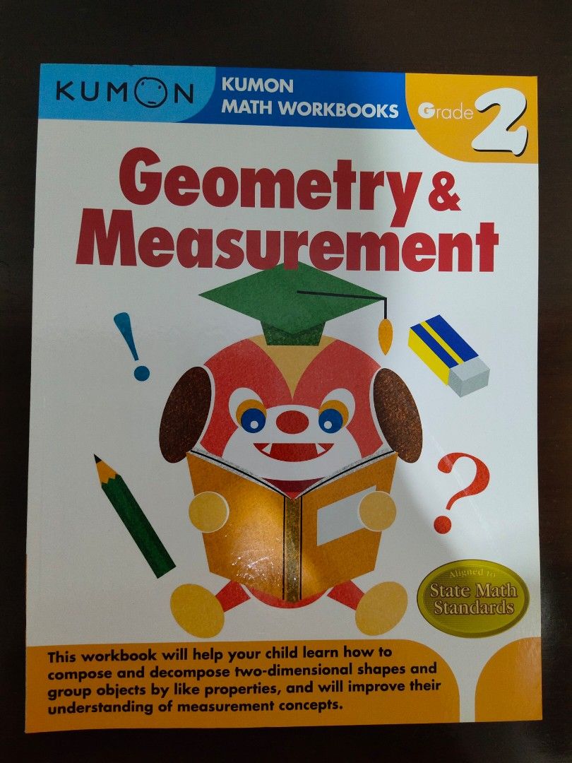 Kumon geometry & measurement, Buku & Alat Tulis, Buku di Carousell