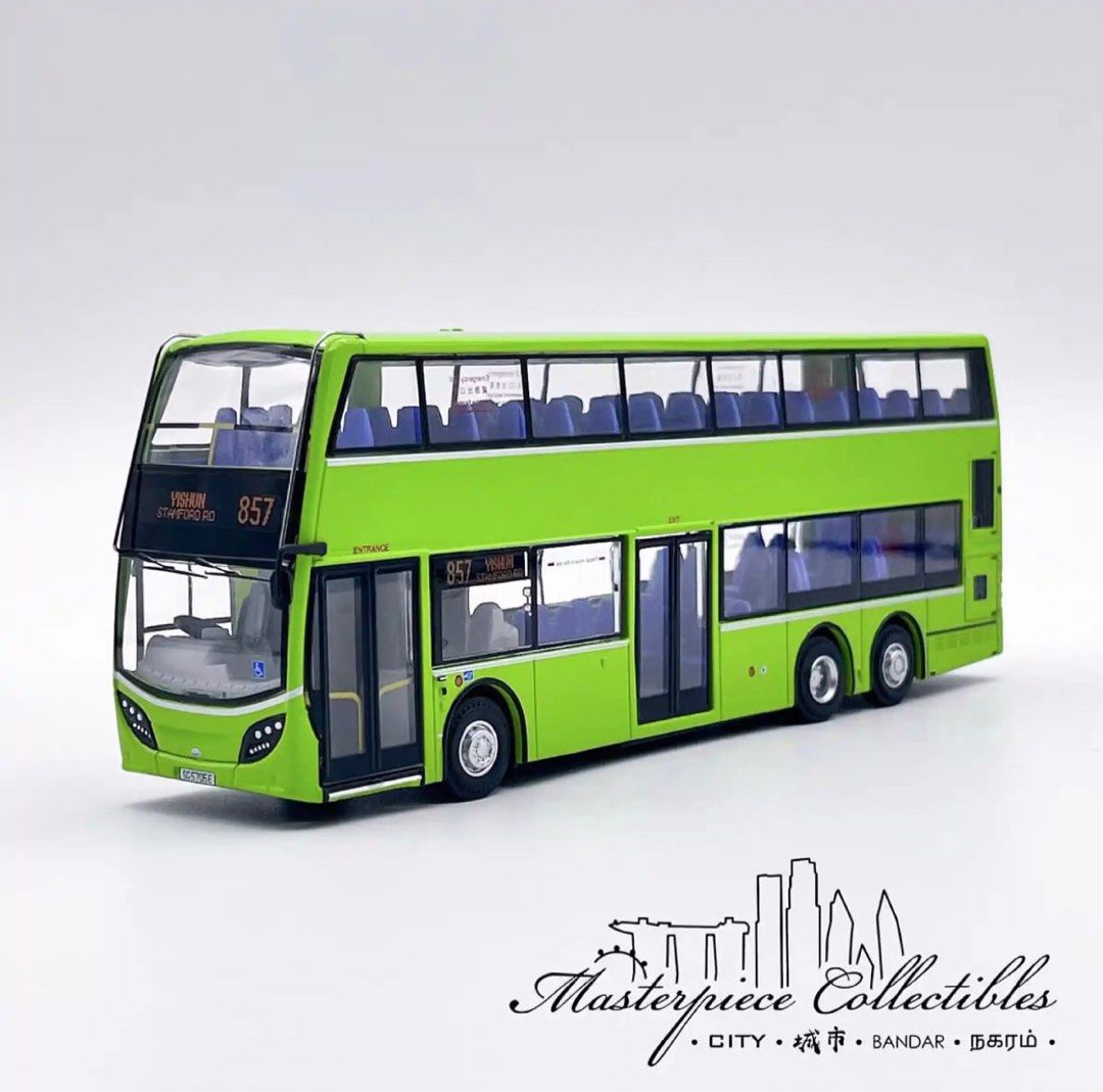 [Last Piece] Masterpiece Collectibles City #19 Singapore Bus 1/64 ...