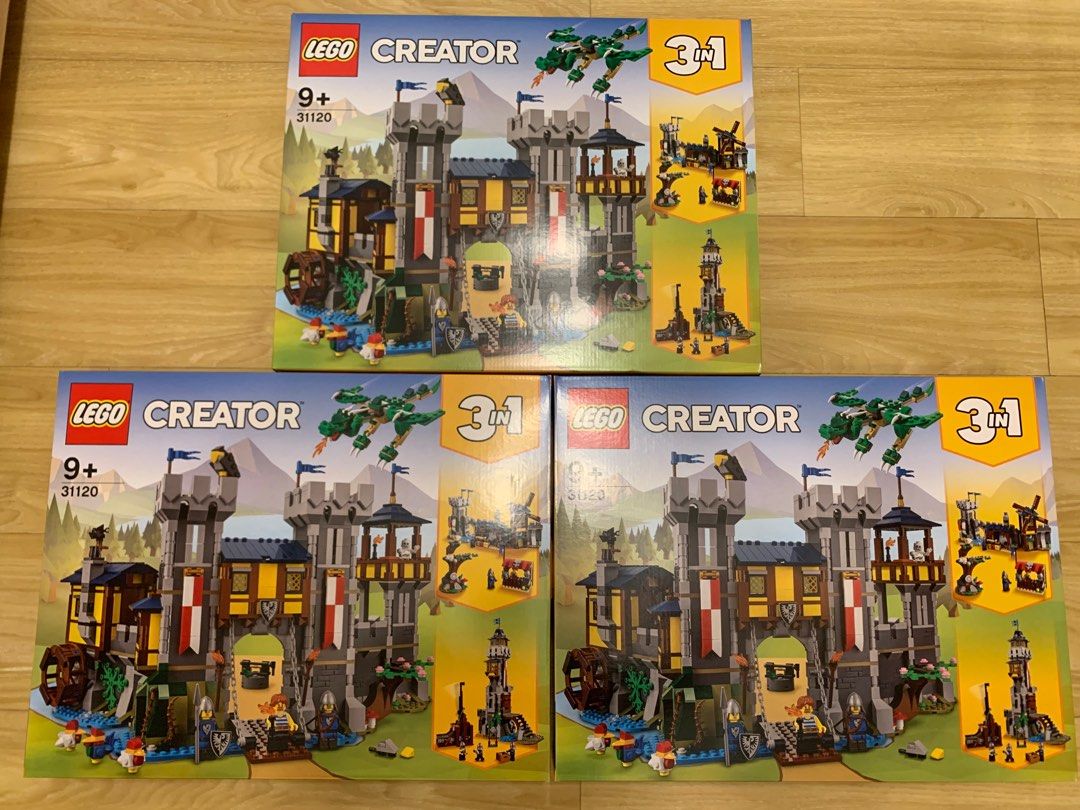 Lego 31120 medieval castle (3 sets), Hobbies & Toys, Toys & Games on ...