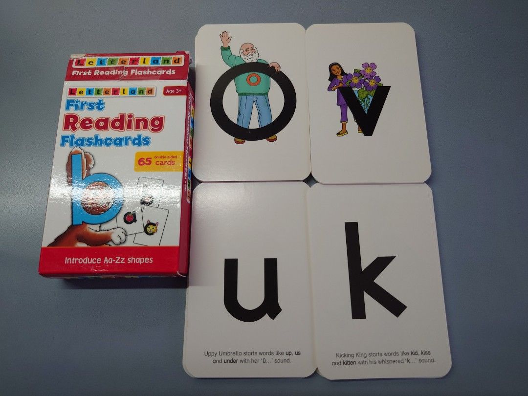 Letterland First Reading Flashcards, Hobbies & Toys, Toys & Games on ...