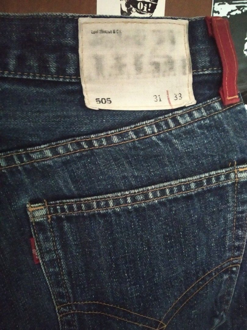 Levi's 505 Red Loop, Men's Fashion, Bottoms, Jeans on Carousell