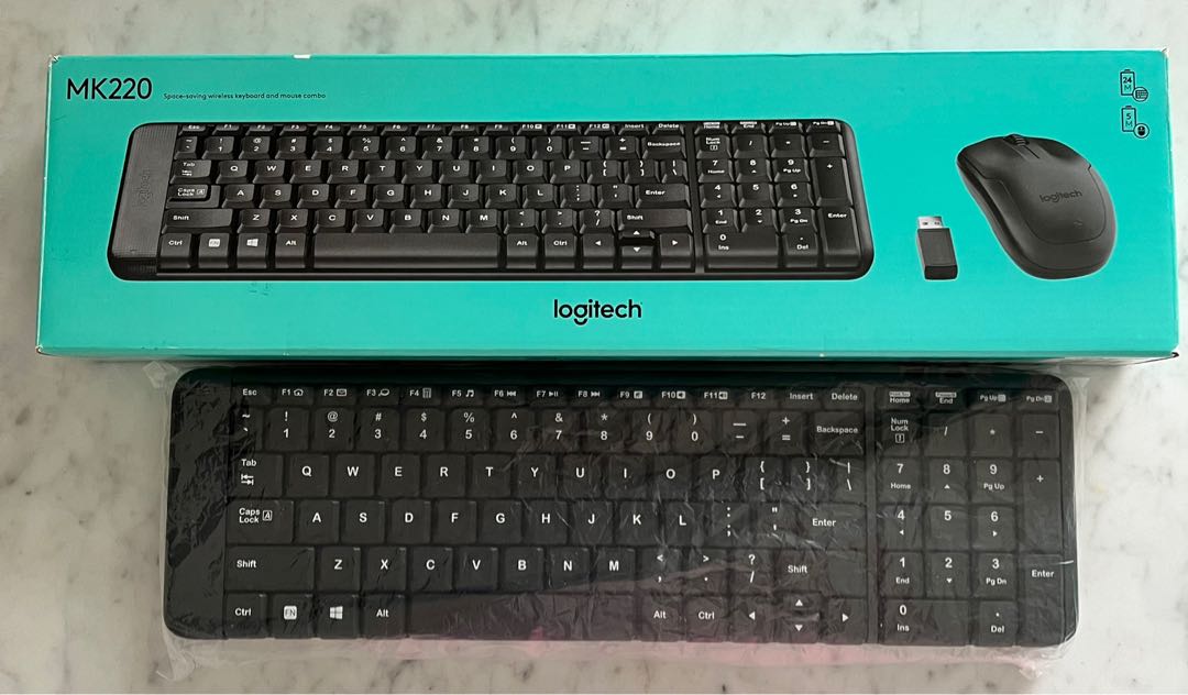 Logitech Mk220 Wireless Compact Keyboard Brand New Computers And Tech Parts And Accessories