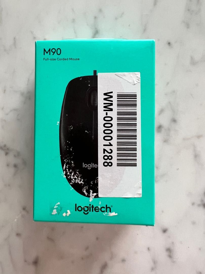 Logitech Wired Mouse M90 Black USB - Brand New in Sealed Box, Computers ...