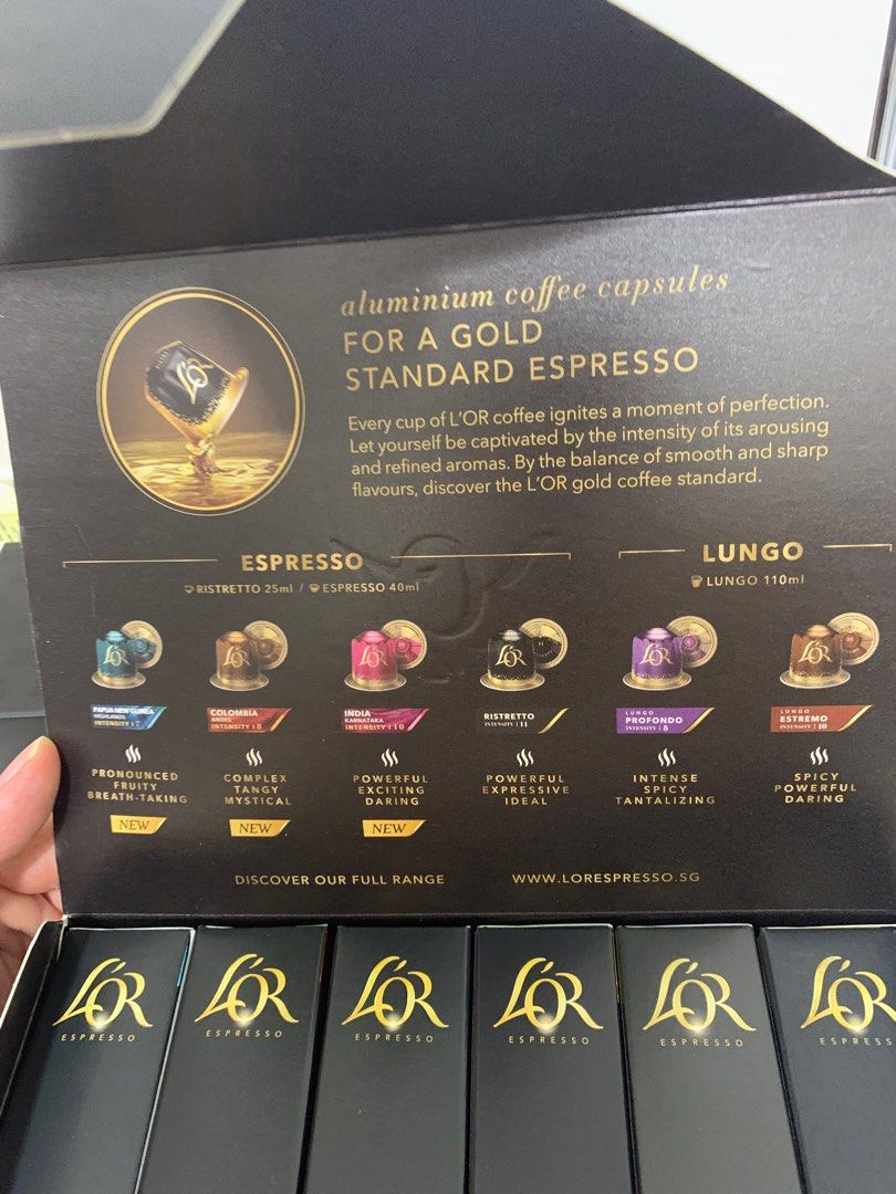 LOR Nespresso with 240 capsules, TV & Home Appliances, Kitchen ...