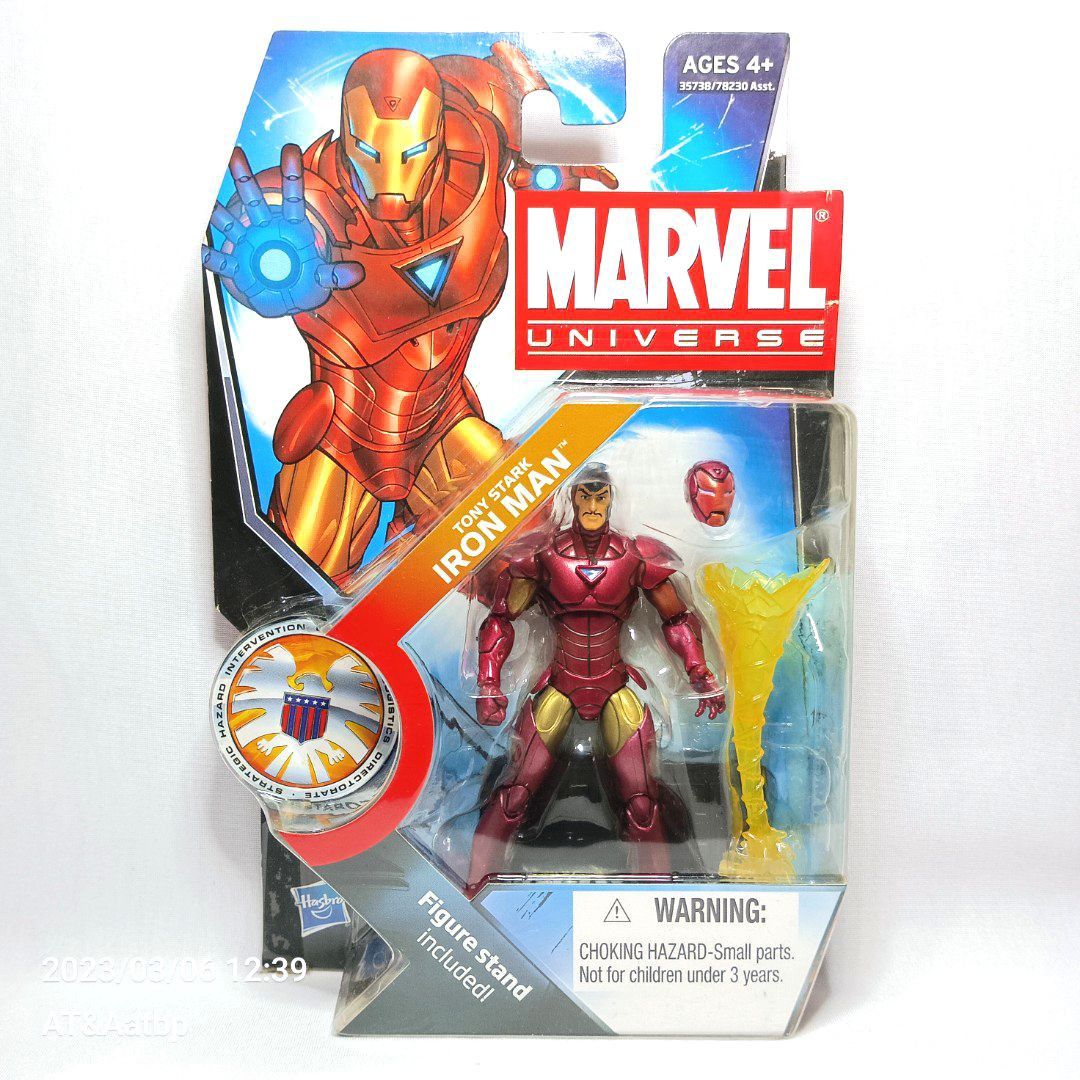 Marvel Universe 3.75" scale TONY STARK IRON MAN action figure, Hobbies ...