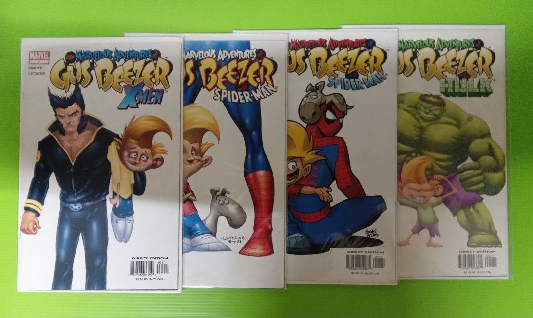 Marvelous Adventures Of Gus Beezer - Hulk, Spiderman, Gus Beezer ...