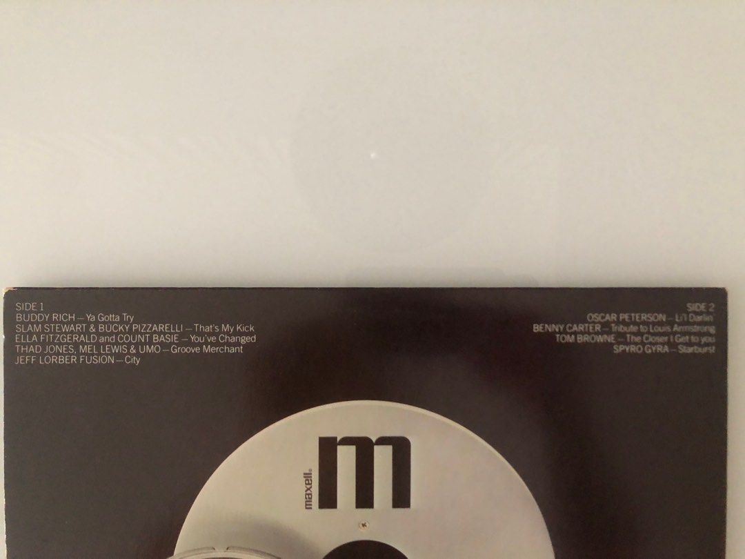 MAXELL JAZZ sampler, Hobbies & Toys, Music & Media, Vinyls on Carousell