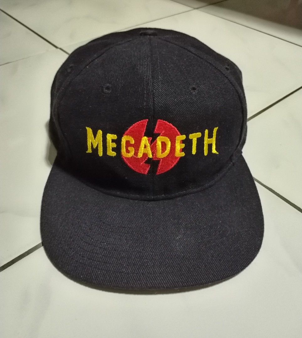 Megadeth vintage 90s Risk Tour hat, Men's Fashion, Watches ...