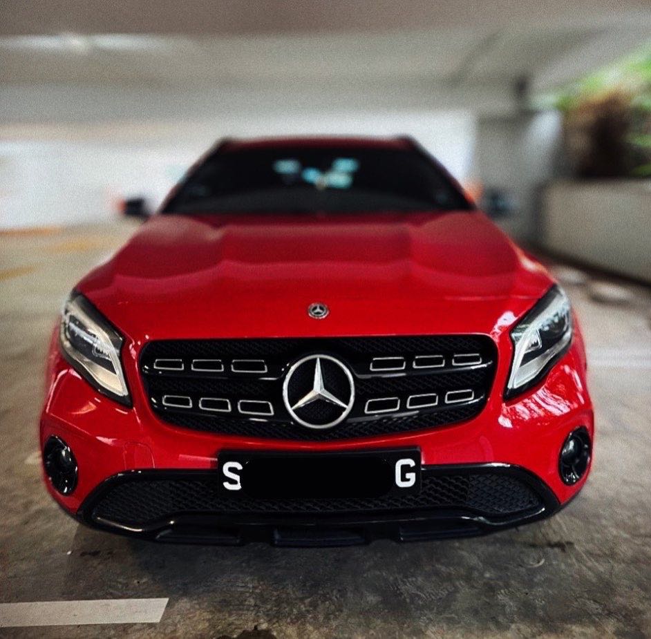 Merc frameless carplate, Car Accessories, Car Plates on Carousell