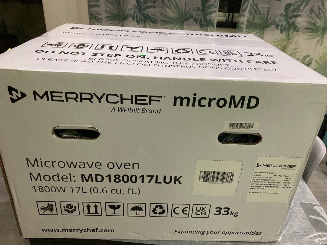 Microwave oven merrychef microMd MD180017LUK, TV & Home Appliances ...