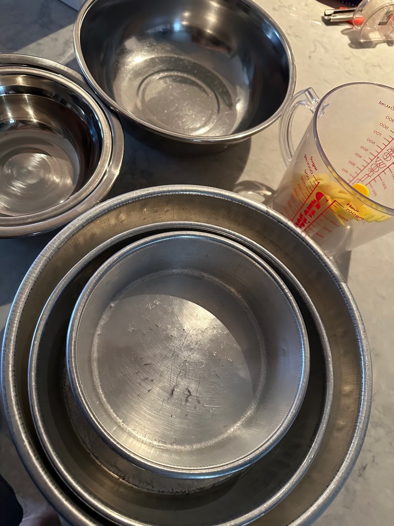 Metal baking tins and bowls, Furniture & Home Living, Kitchenware ...