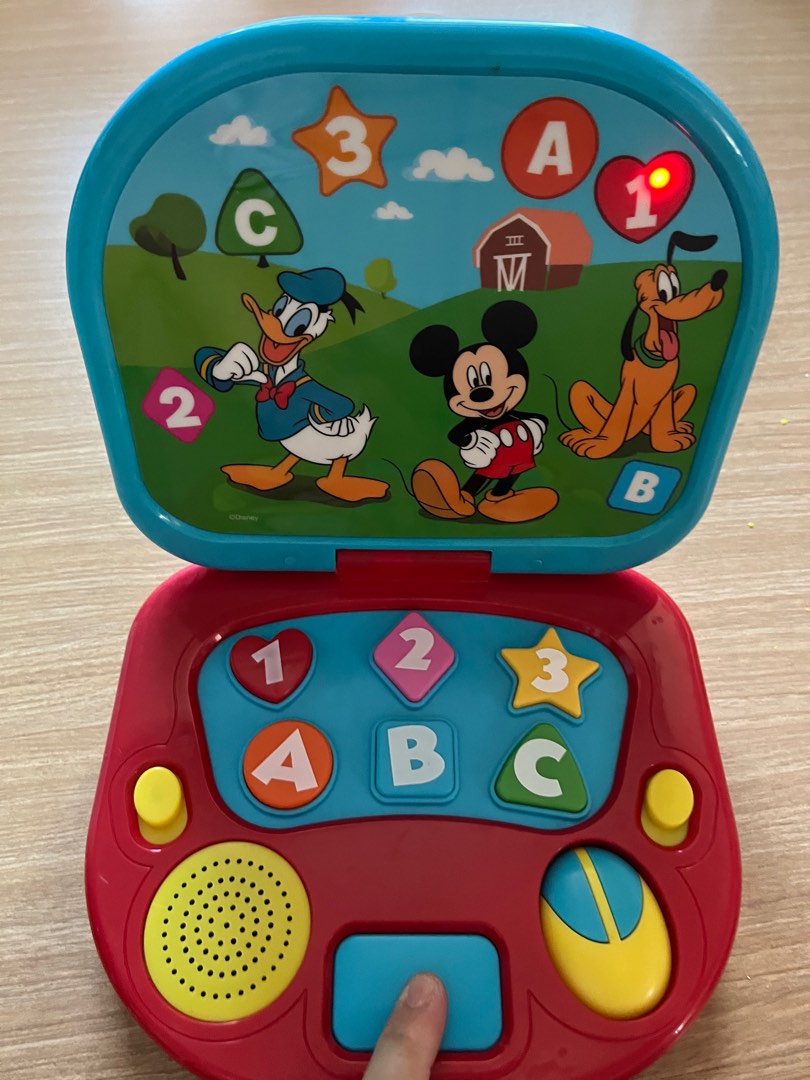 Mickey mouse 1st laptop with sounds on Carousell