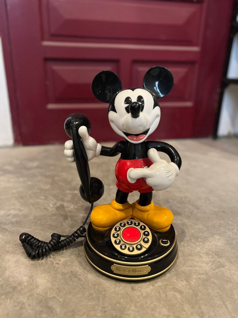 Mickey Mouse Telephone, Hobbies & Toys, Memorabilia & Collectibles ...