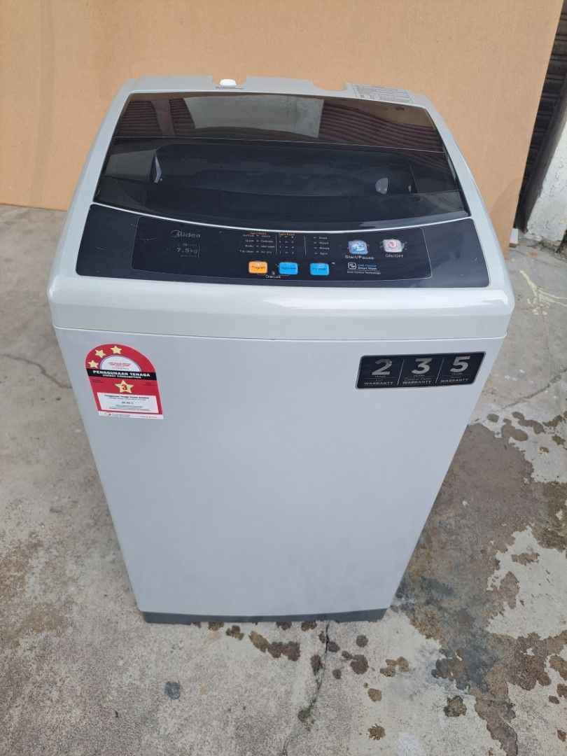 Midea Washing machine 7.5 kg for sale, TV & Home Appliances, Washing ...
