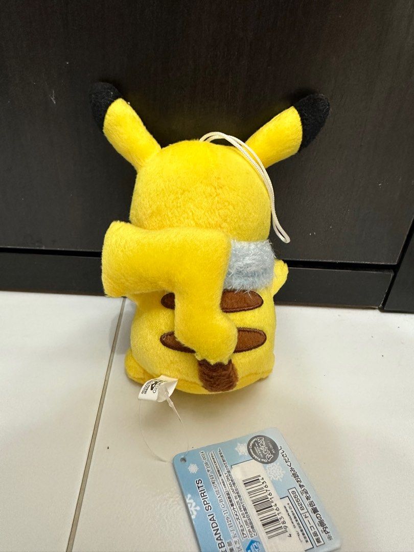 Mini Winter Pikachu Plush, Hobbies & Toys, Toys & Games on Carousell