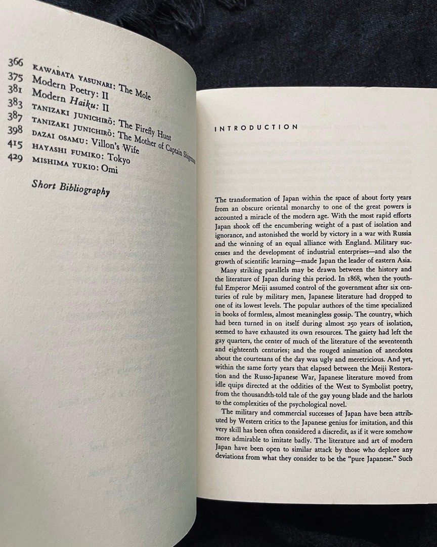 Modern Japanese Literature : An Anthology, Hobbies & Toys, Books & Magazines, Storybooks on ...