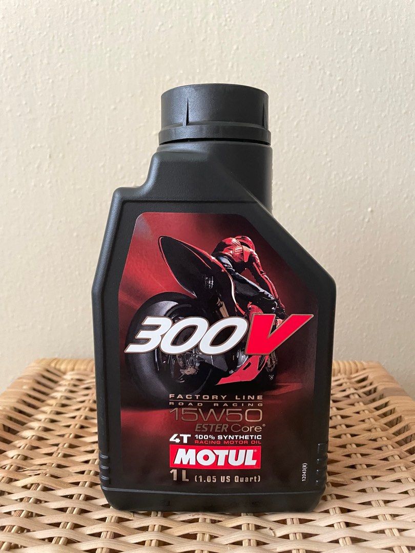 Motul 300V Oil 15W-50, Motorcycles, Motorcycle Accessories on Carousell