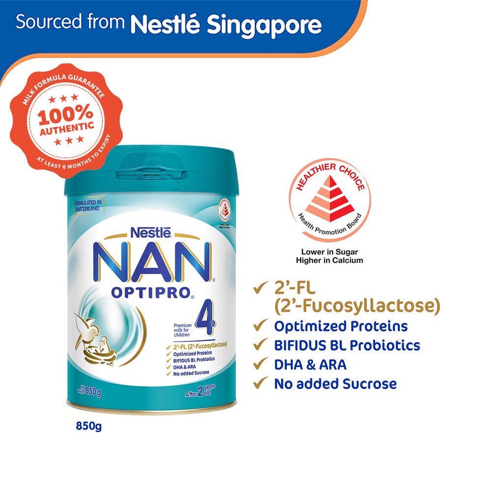 Nan Optipro 4 850g, Babies & Kids, Nursing & Feeding, Weaning & Toddler ...