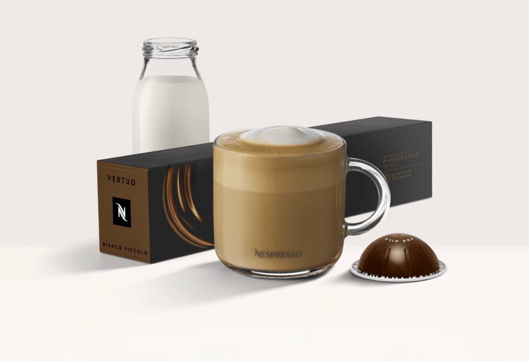 Nespresso Vertuo Barista Creations - Bianco Piccolo capsules, TV & Home ...