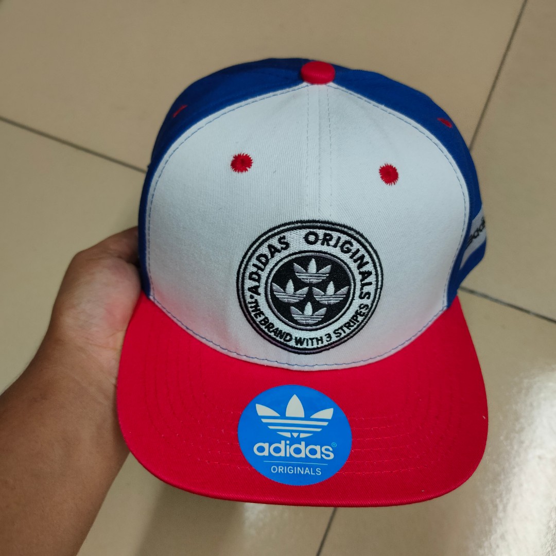 New cap adidas the 3 stripes topi, Men's Fashion, Watches & Accessories, Cap & Hats on Carousell
