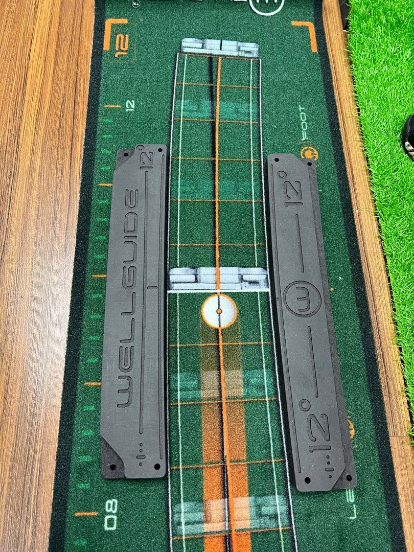NEW StrokeMaster WellPutt Putting Set - 8.2ft Putting Mat + Manual ...