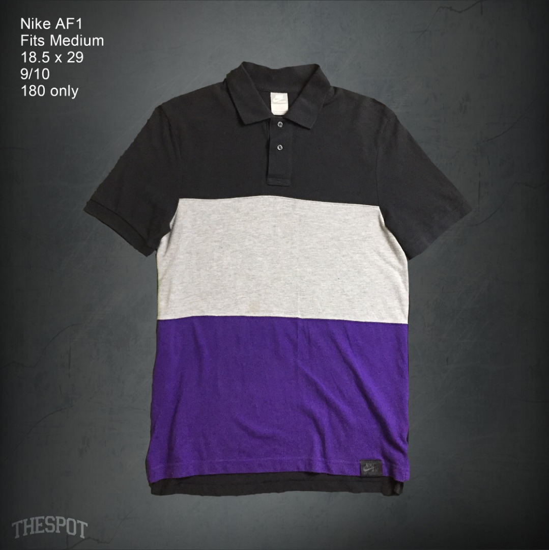 Nike AirForce 1 polo shirt on Carousell