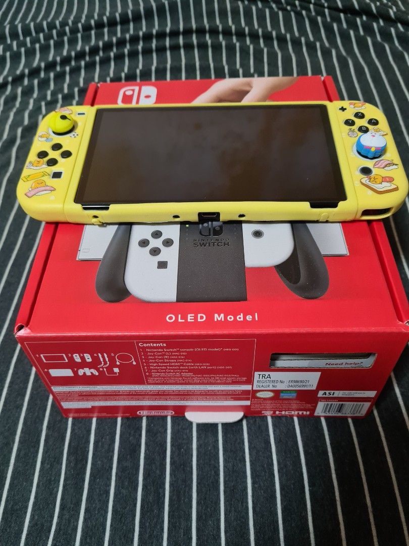 Nintendo Switch OLED White, Video Gaming, Video Game Consoles, Nintendo ...