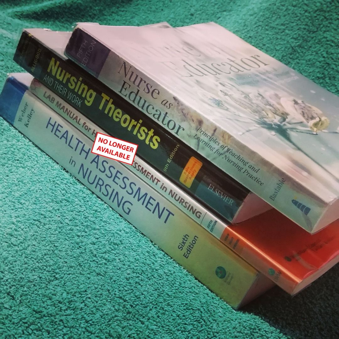 Nursing Books Bundle (Nurse as Educator, Nursing Theorists, Lab Manual ...