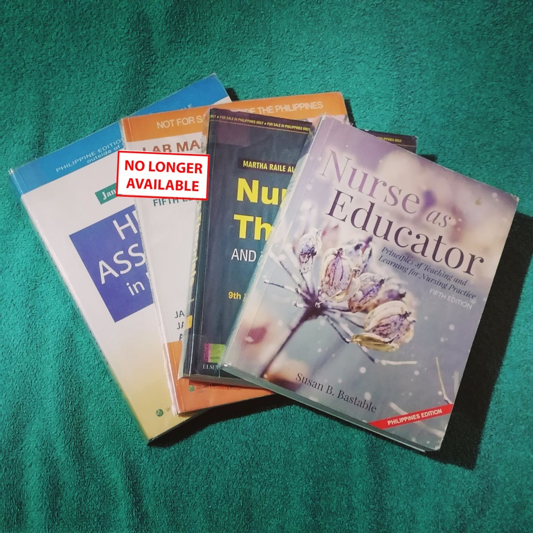 Nursing Books Bundle (Nurse as Educator, Nursing Theorists, Lab Manual ...