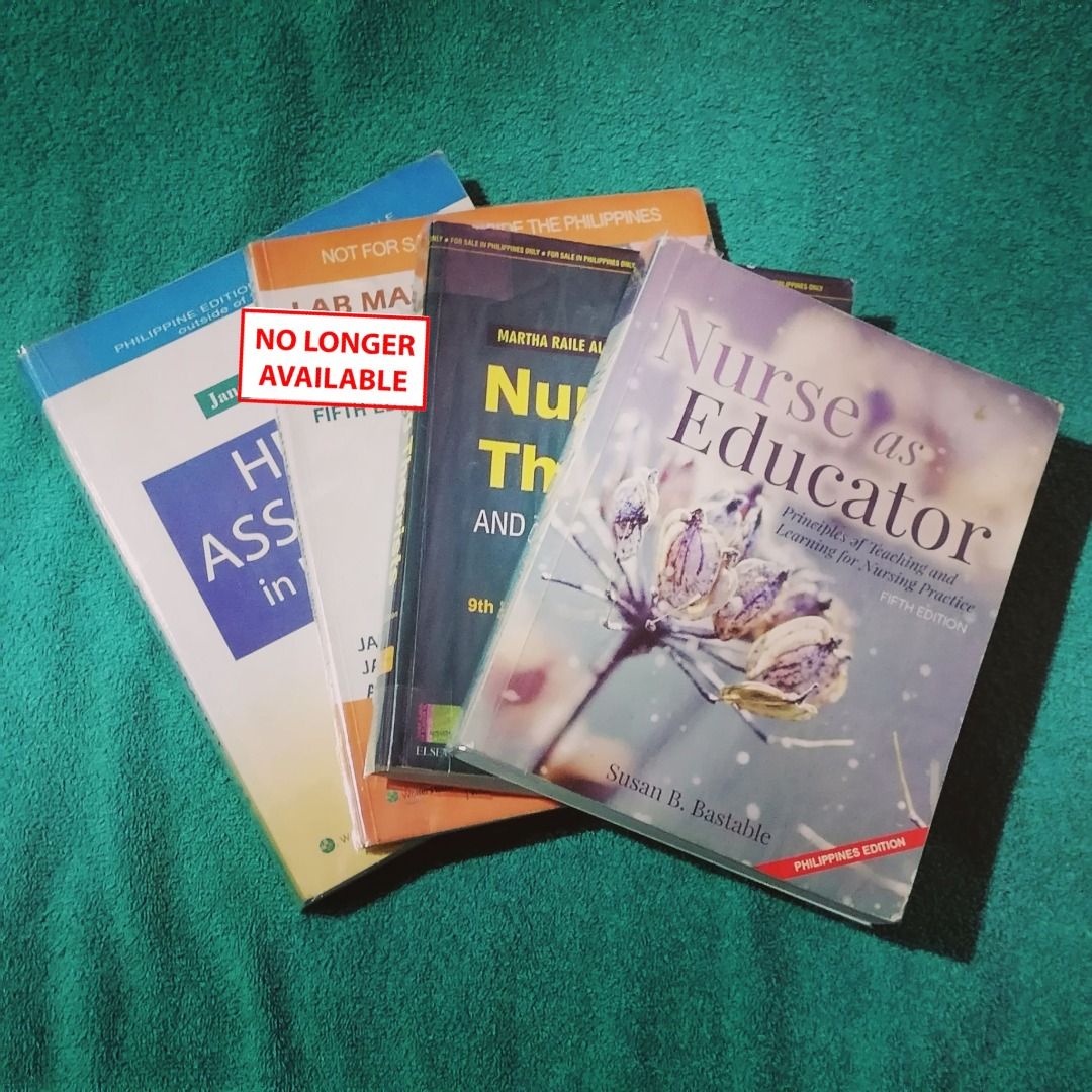 Nursing Books Bundle (Nurse as Educator, Nursing Theorists, Lab Manual ...