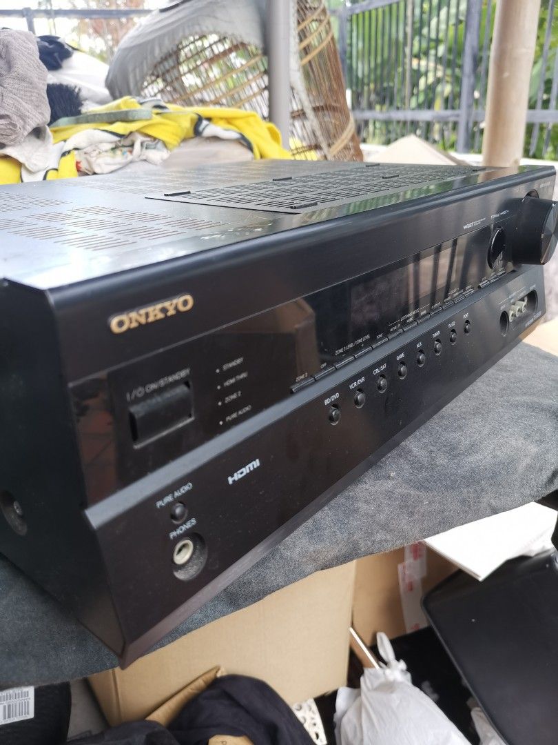 Onkyo Av Receiver Txsr508 Can Power On All Button Working No Sound