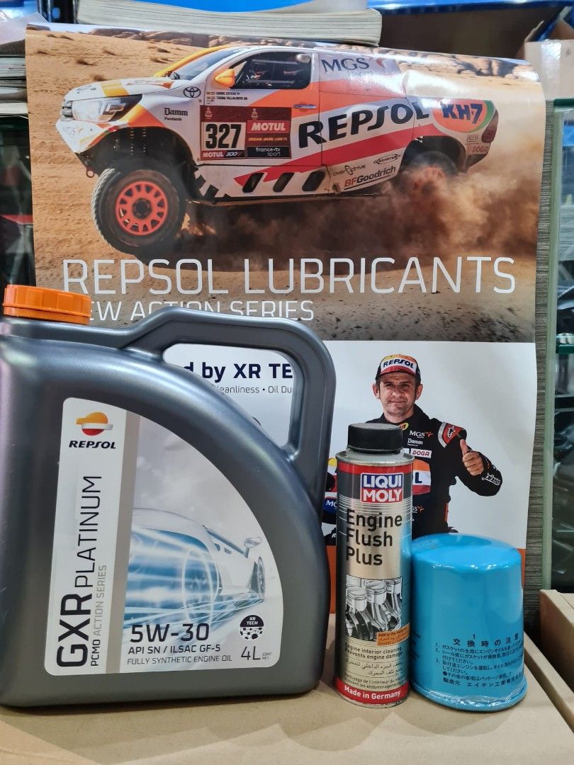 Original Spain Repsol Engine Oil Servicing Package Promotion, Car ...