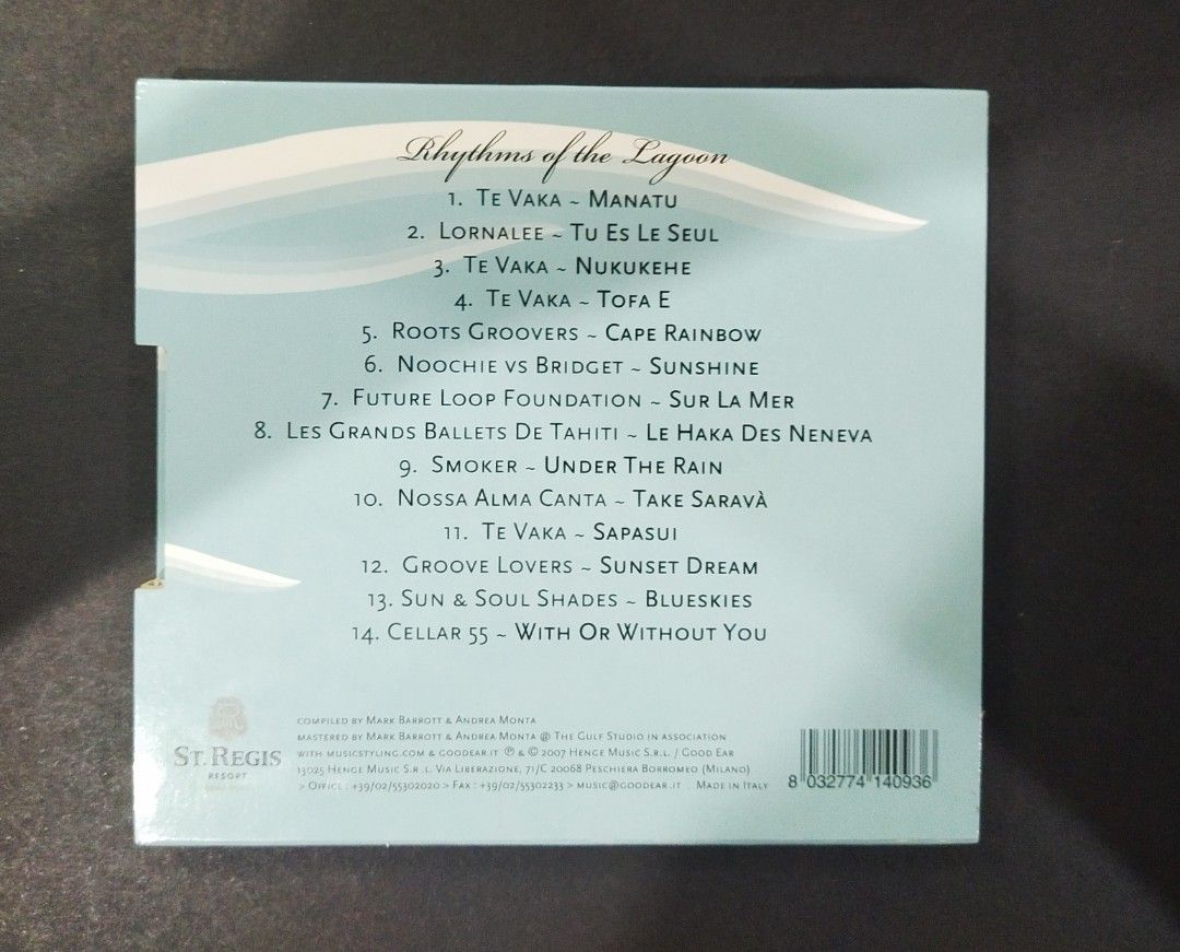 Original Well Used CD -- ST. REGIS RESORT -- Rhythms of the Lagoon ...
