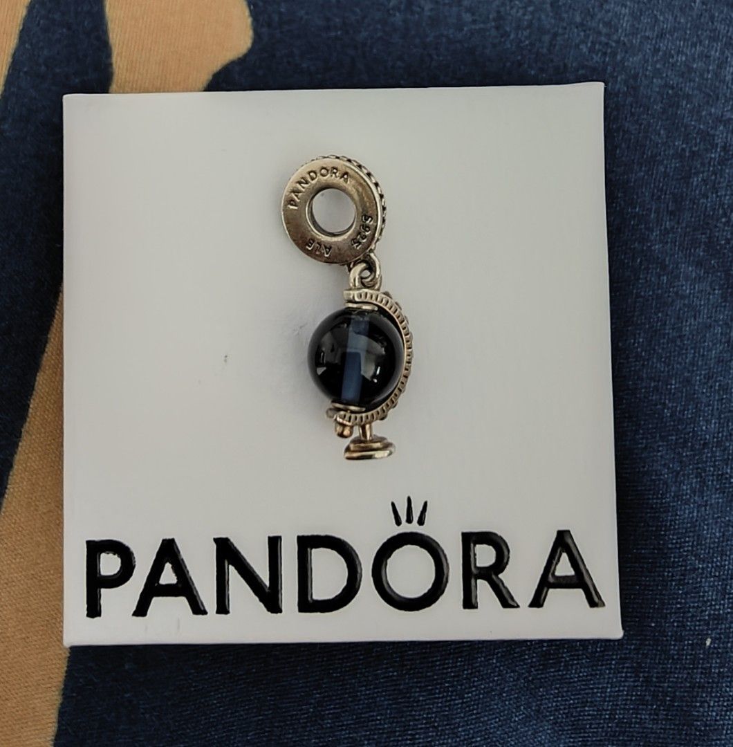 Pandora Charm Turning Globe, Women's Fashion, Jewelry & Organisers ...