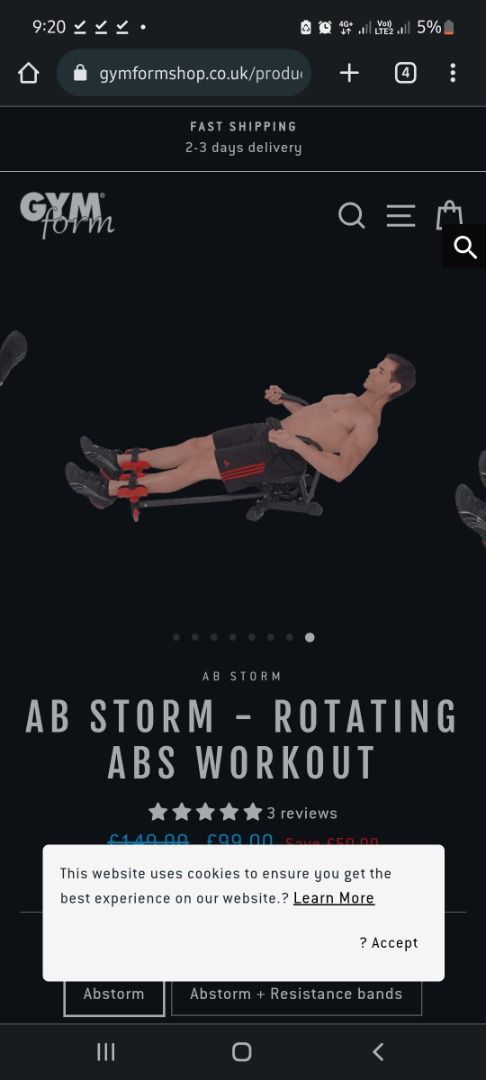 Pang exercise Gymform abstorm, Health & Nutrition, Health Monitors ...