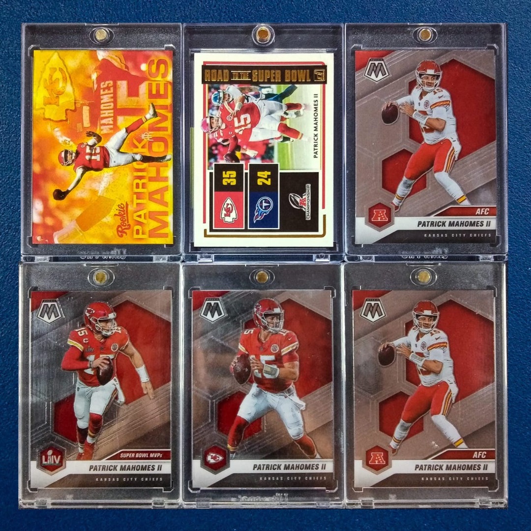 Patrick Mahomes NFL Cards w/ Free Magnetic Case on Carousell