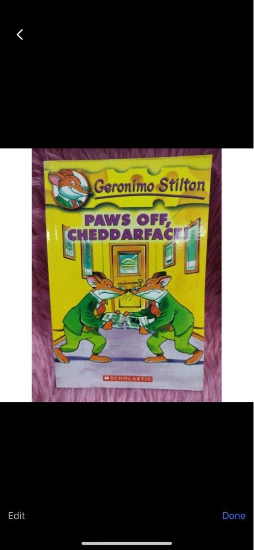Paws Off Cheddarface Geronimo Stilton Children's Book, Hobbies & Toys ...