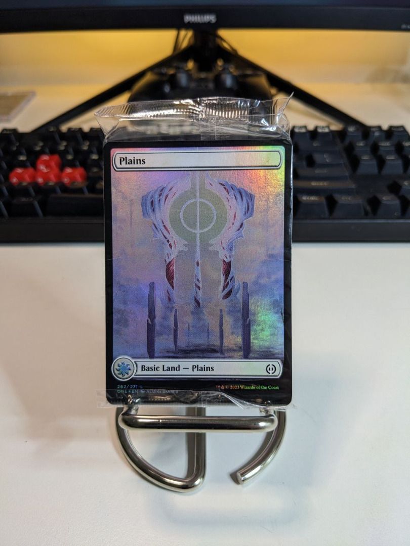 Phyrexia Compleated Bundle Lands Pack - Oil Slick, Phyrexian and Full ...