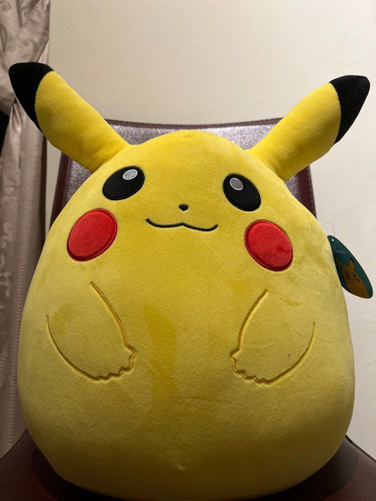 Pikachu 14 inch Pokémon Offical Squishy Soft Toy, Hobbies & Toys, Toys ...