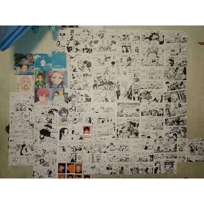PISO ANIME MANGA PANEL - A6 sticker manga panel on Carousell