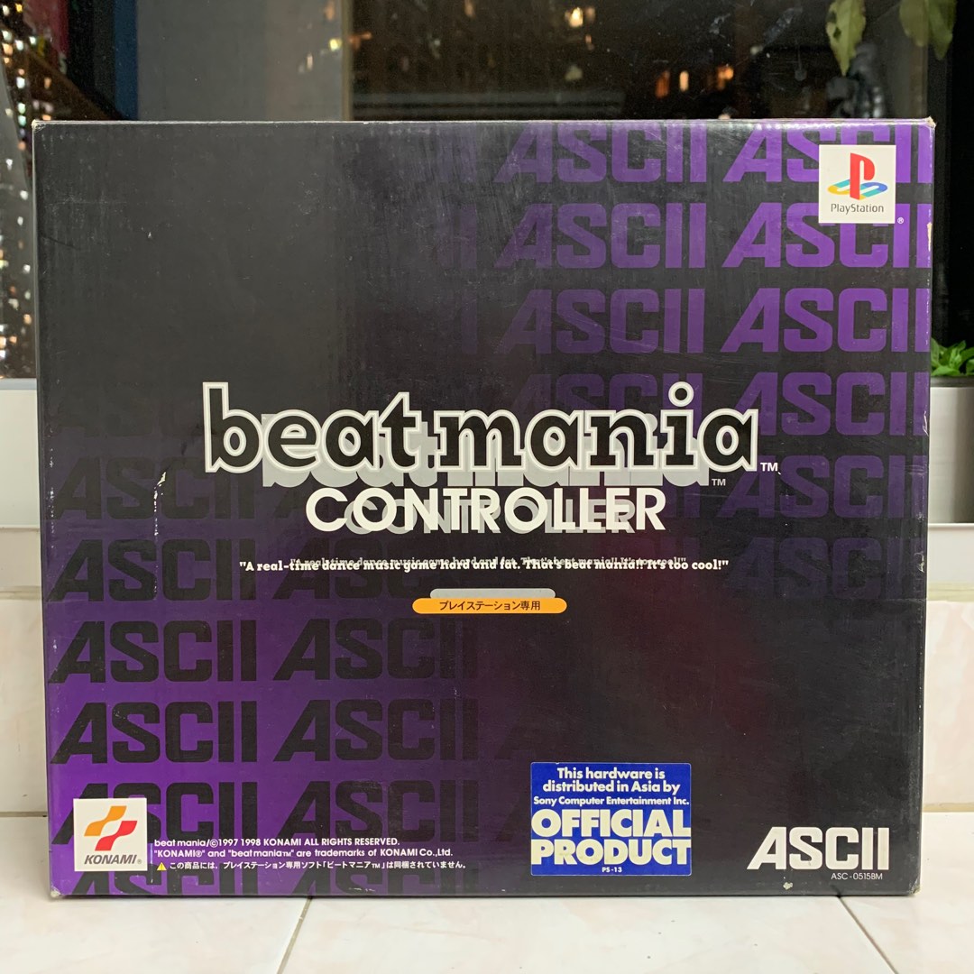 PlayStation 1/ PS1 - Konami - beatmania controller, 興趣及遊戲, 音樂樂器 & 配件 ...