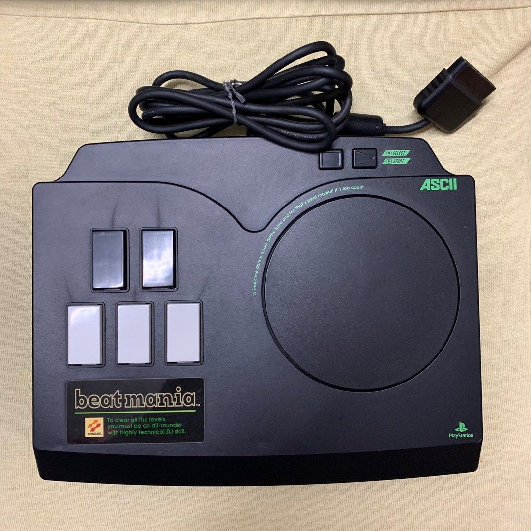 PlayStation 1/ PS1 - Konami - beatmania controller, 興趣及遊戲, 音樂樂器 & 配件 ...