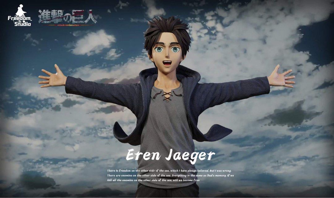 [PO] Attack On Titans|Eren Jaegar , Hobbies & Toys, Toys & Games on ...